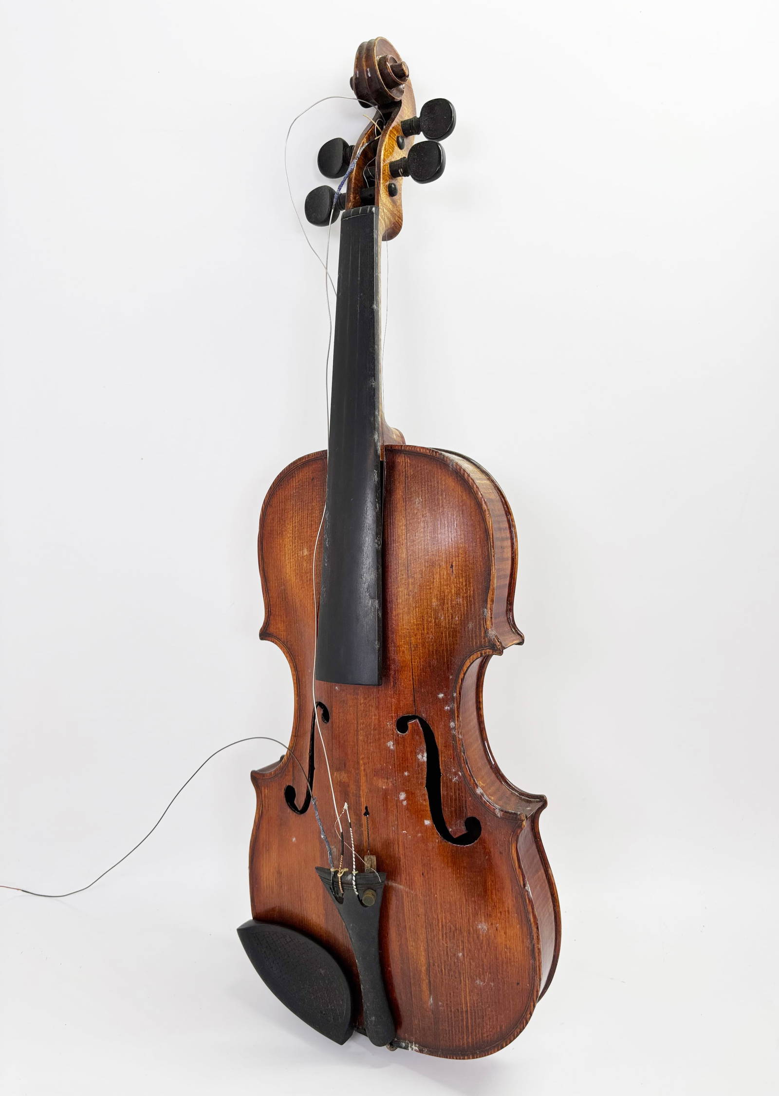 Hopf Marked Antique Violin 1877; Bow And Case Auction