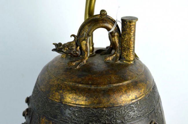 Antique Chinese Bronze Bell : Lot 151