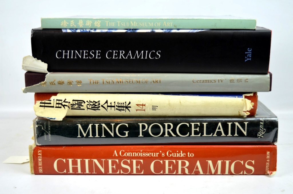 6 Books Chinese Ceramics, Tsui Museum Etc