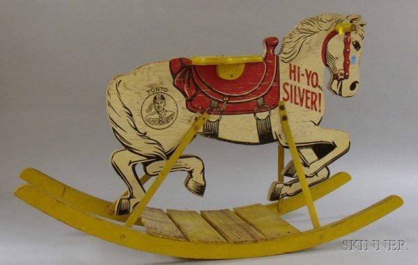 Mengel Painted Wood Lone Ranger Rocking Horse, ove - Apr 15, 2009 ...