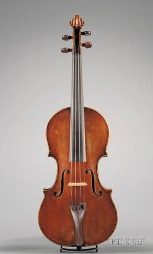 Neapolitan Violin, Ascribed To Gagliano Family, Lab