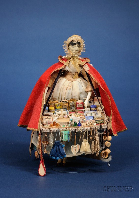 531: Early Grodnerthal Tuck Comb Wooden Peddler Doll, c - Jul 25, 2009 ...