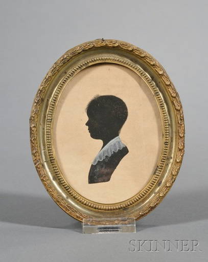 Silhouette Of A Boy, Attributed To William Bache
