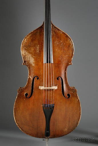American Five String Contrabass, August Heck, Wash
