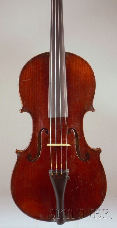 197: French Violin, JTL, c. 1910, labeled MEDIO FINO, M