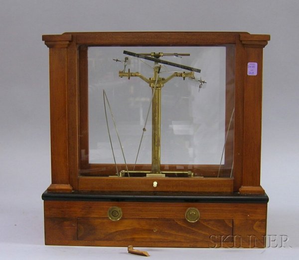 708: Analytical Balance Scale by Eimer & Amend, New Yor