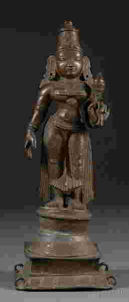 Bronze Sculpture, South India, Of Chola Style, The