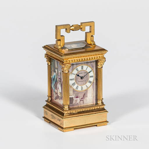 Miniature Carriage Clock (#1253) on Oct 20, 2021 | Skinner in MA