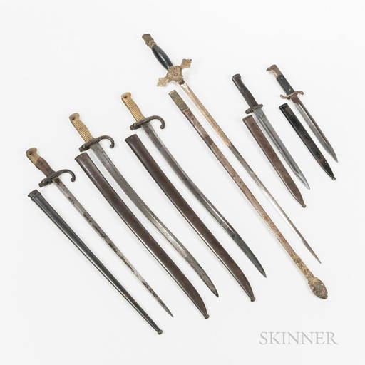 Five European Bayonets and a Sword, two French Model - Oct 28, 2021 ...