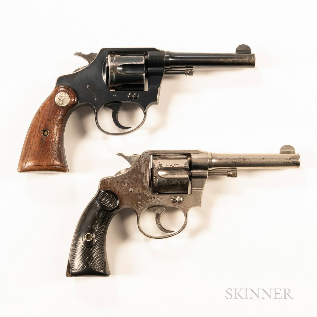 Two Colt Police Positive .38 Double-action Revolvers, - Oct 28, 2021 ...