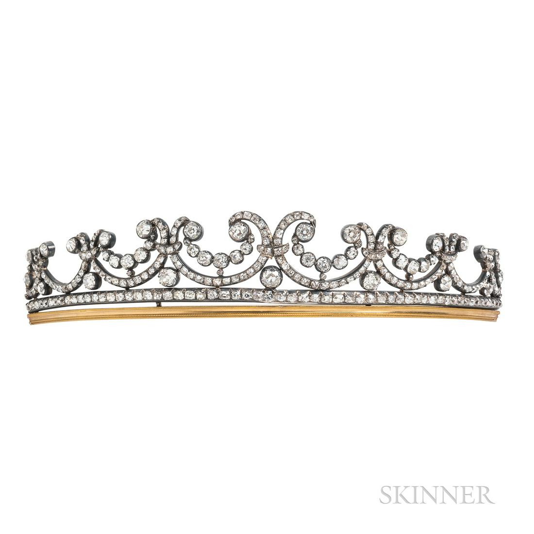 Antique Diamond Tiara, mid-19th century, set with old - Nov 16, 2021 ...