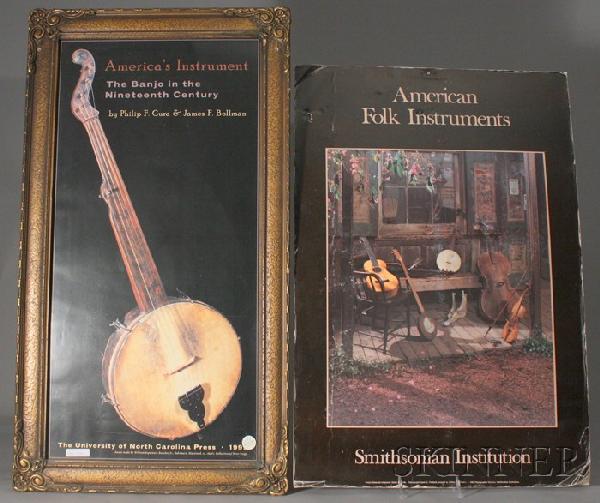 Two Posters Of American Folk Instruments, The Smit