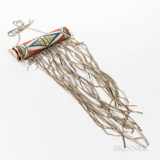 Northern Plains Painted Parfleche Bonnet Case - Dec 17, 2021 | Skinner ...