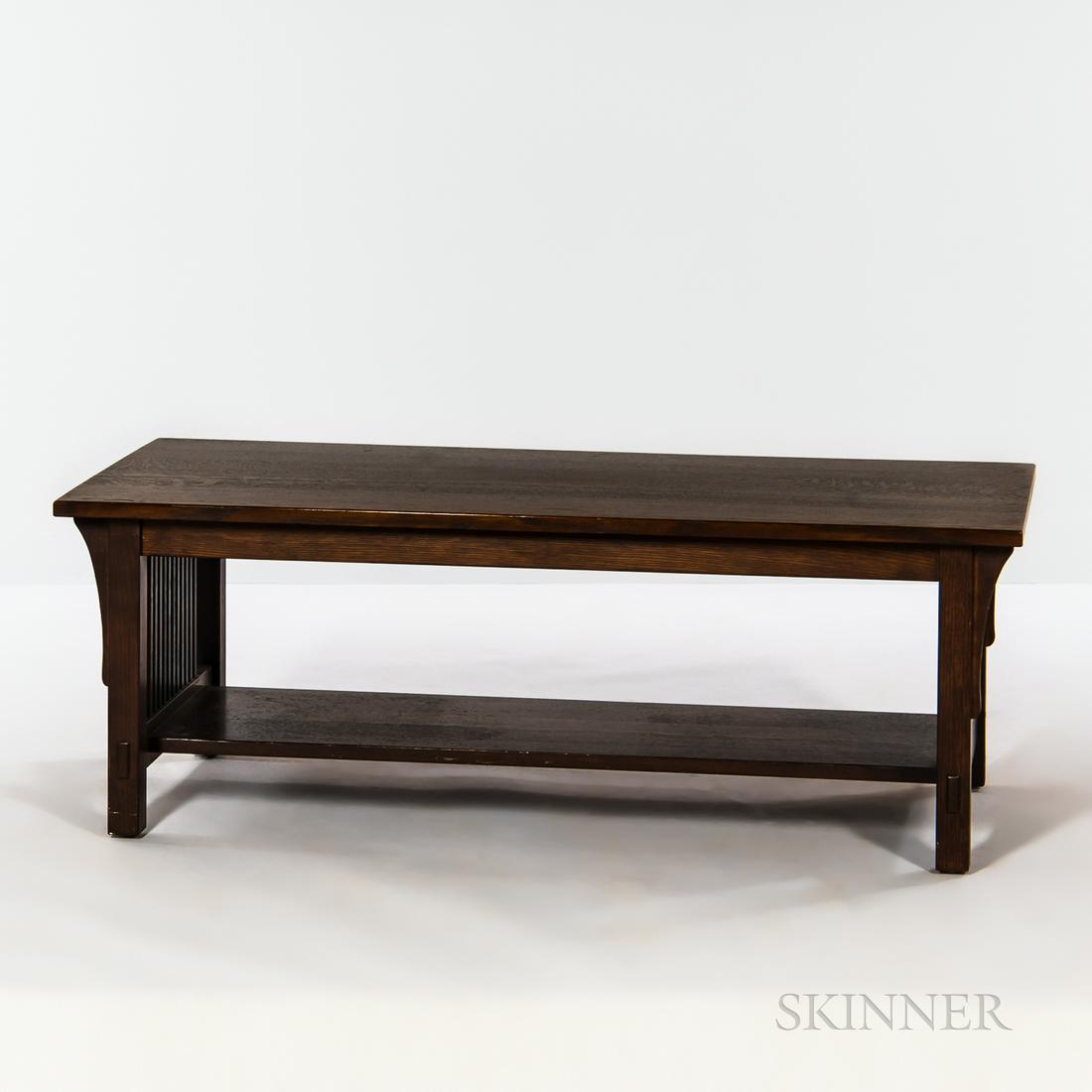 Stickley By E.j. Audi Oak Coffee Table, Manlius, New - Jan 31, 2022 ...