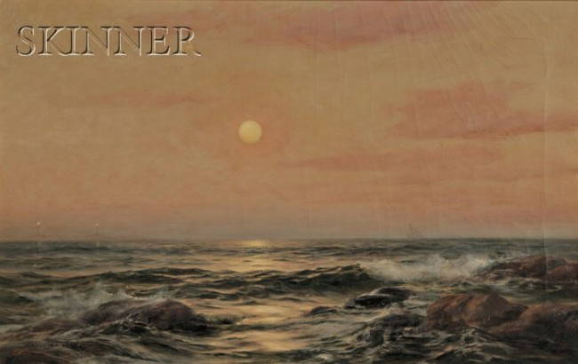Warren W. Sheppard (american, 1858 1937) Moonrise,