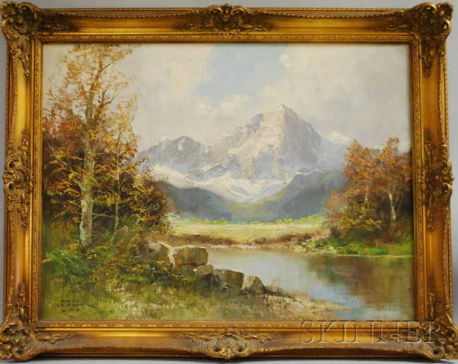 31: Hans Grabner (Austrian, 20th Century) Mountain Land