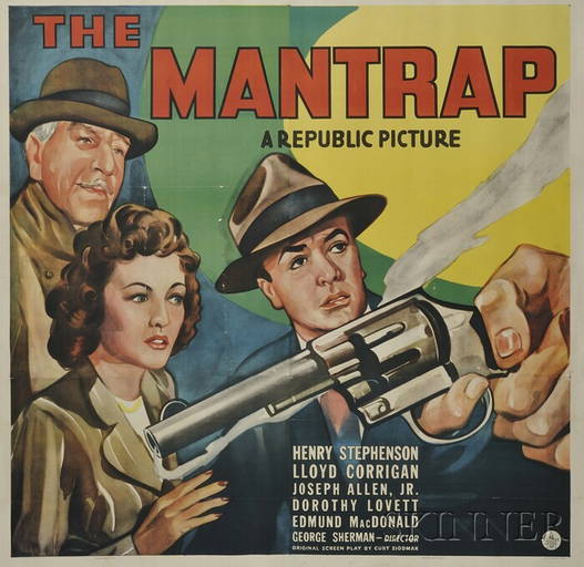 The Mantrap Movie Poster, 1943, Republic, U.s., Si