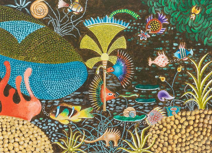 Heinz Seelig (german/israeli, 1909 1992), Aquatic Fantasy, Signed "h ...