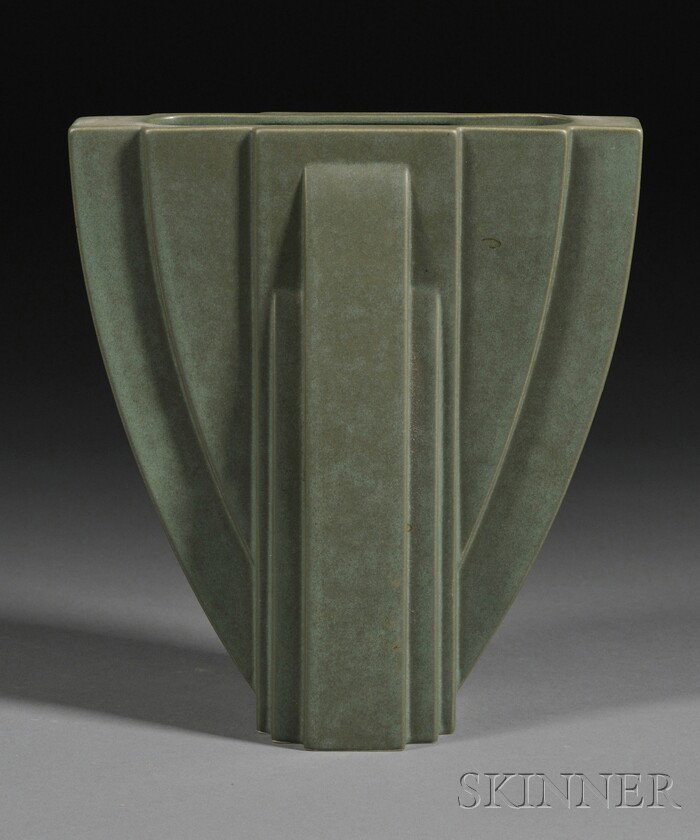 171: Claude Dumas Art Deco Pottery Vase Molded glazed e - Jun 25, 2011 ...