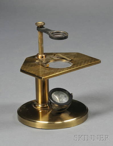 Brass Simple Dissecting Microscope, J. Zentmayer,