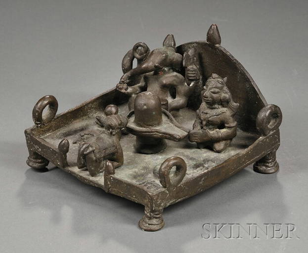 Bronze Image, India, 19th Century, Votive Object