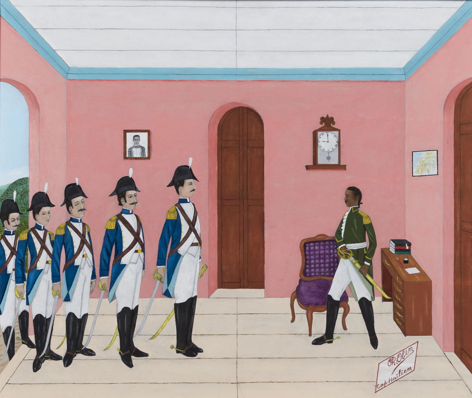 Philomé Obin (Haitian, 1892-1986) Appellation de Toussaint L'Ouverture ...