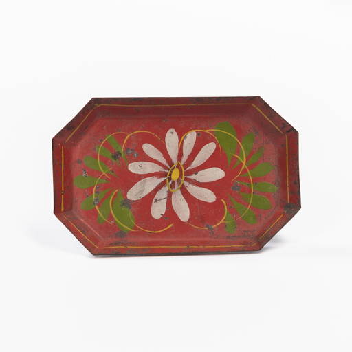 Miniature Painted Tin Tray, America, 19th century. (#0030) on Nov 18 ...