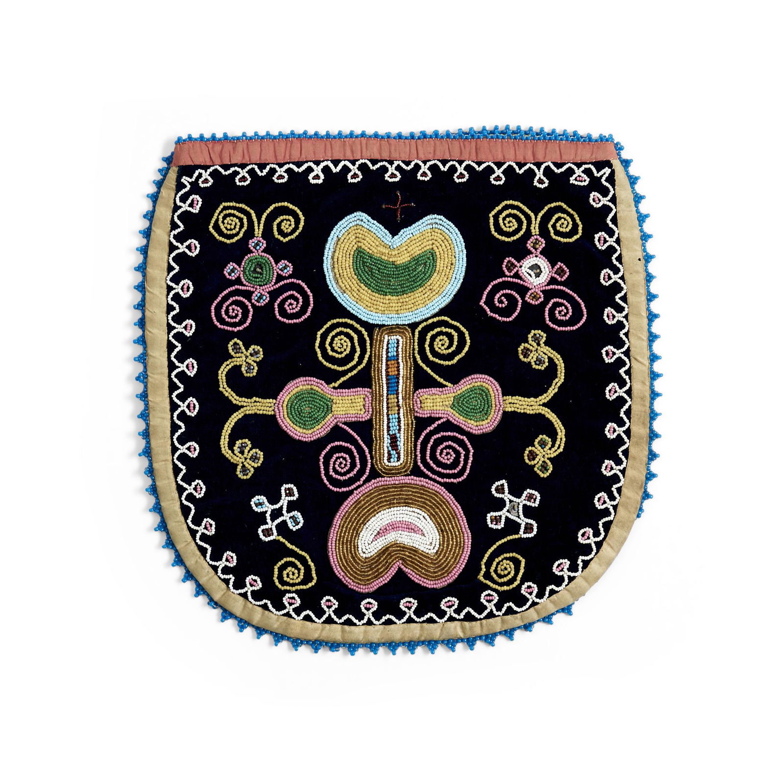 A large Micmac beaded pouch 7 3/4 x 7 1/2 in. (#0127) on Dec 16, 2022 ...