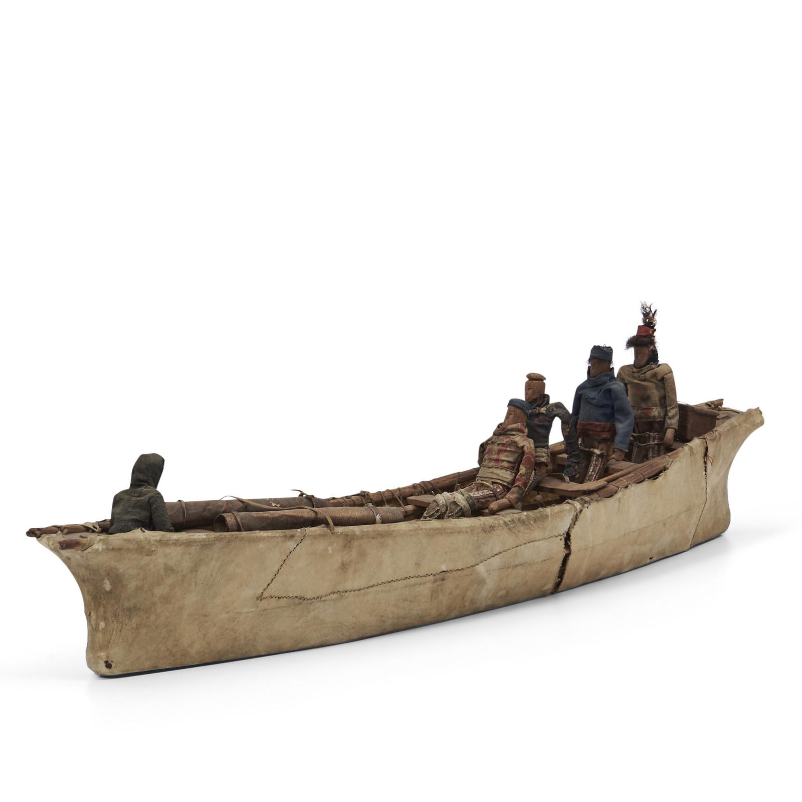 A Greenland Eskimo wood model Umiak lg. 27 1/2 in. - Dec 16, 2022 ...