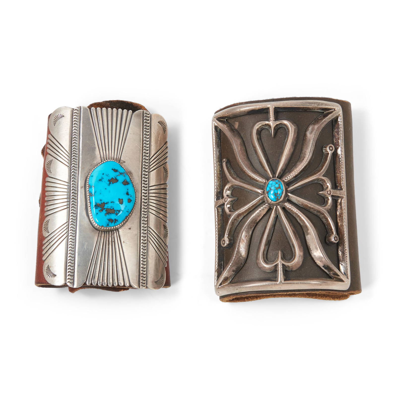 Two Navajo (Diné) bow guards (#0235) on Mar 30, 2023 | Bonhams Skinner ...