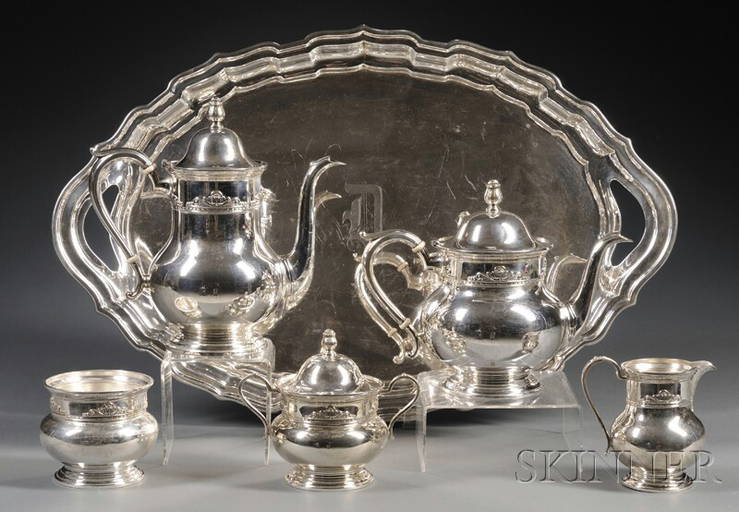 Five Piece Watson Sterling Coffee And Tea Service