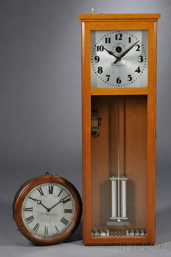 Self Winding Clock Company Master Clock, New York,