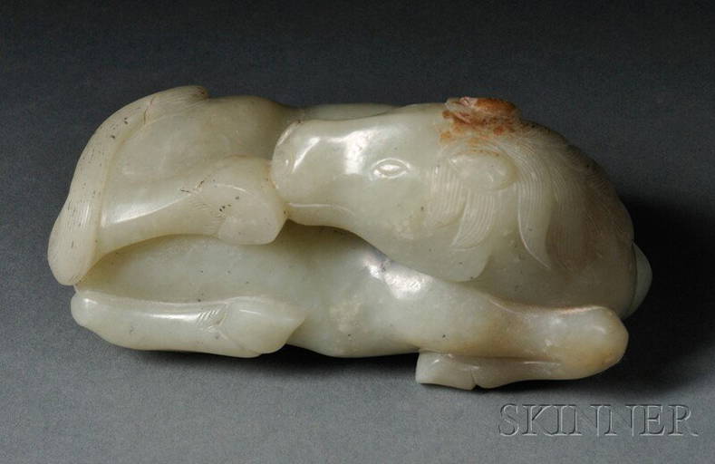 Jade Carving, China, 18th/19th Century, Of A Recum