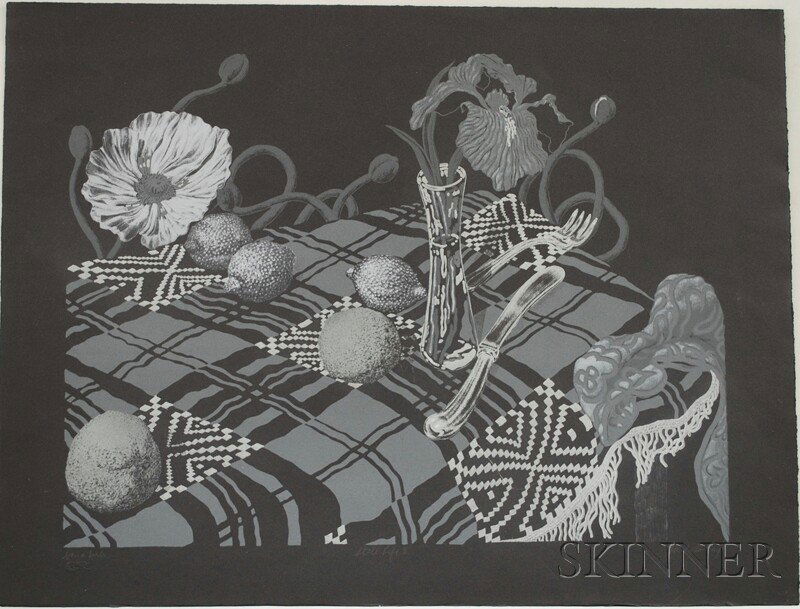 Jack Beal (american, B. 1931) Still Life Ii. Signe