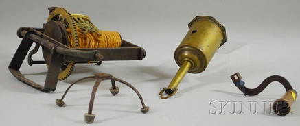 WROUGHT-IRON HEARTH CLOCKWORK SPIT JACK - Feb 27, 2016 | Jeffrey S ...