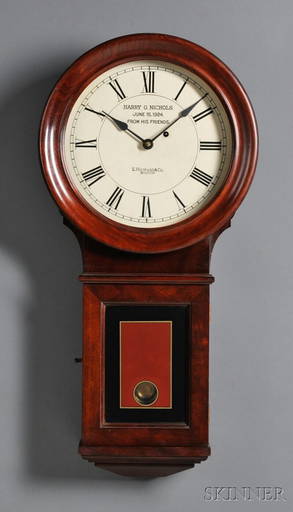 E. Howard Maple No. 70 Wall Regulator, Boston, Mas