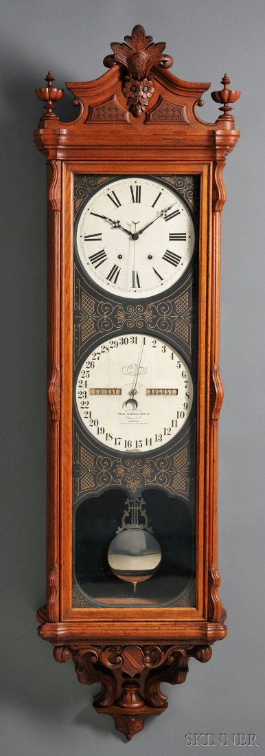 Oak Ithaca Regulator No. 1, Ithaca Calendar Clock