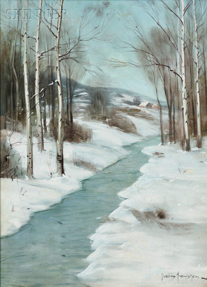 Svend Rasmussen Svendsen (American, 1864-1945) Stream i