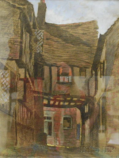 Arthur Franklyn Musgrave (american, 1878 1969) Alleyway