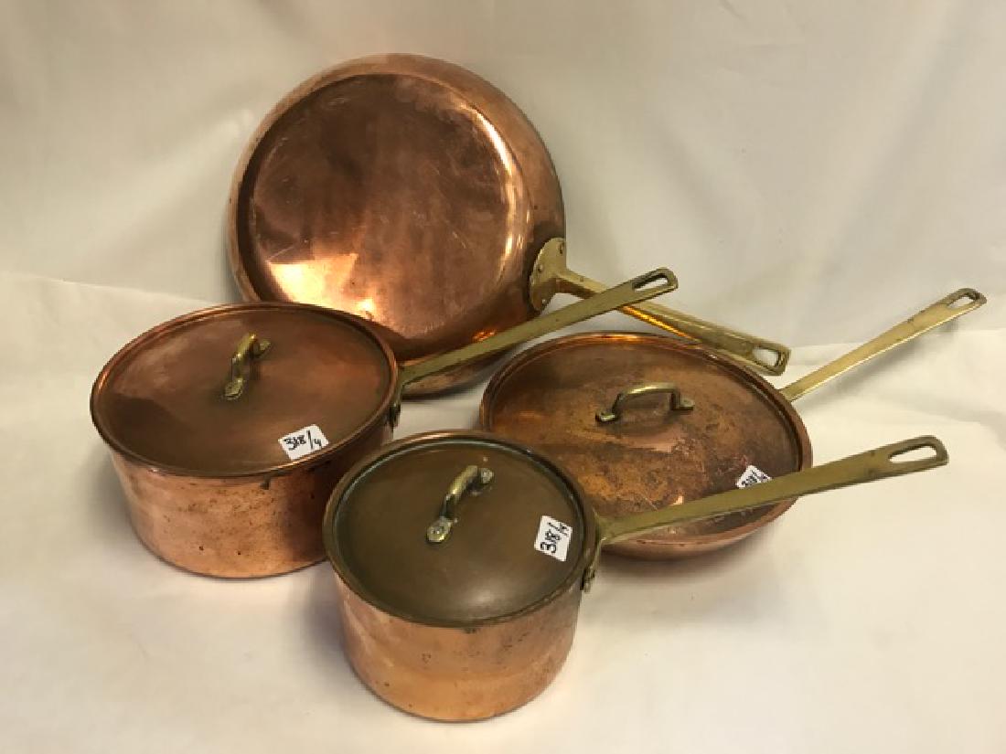 Copper Cookware Brass Handles