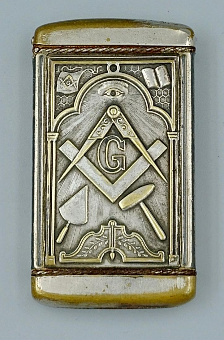 Silver Plated Masonic Match Safe - Oct 23, 2019 | Blueberry Hill ...