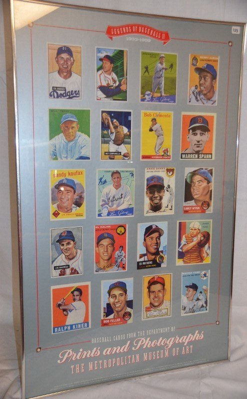 Legends of Baseball II - 1933-1959 Poster - May 03, 2014 | Blueberry ...