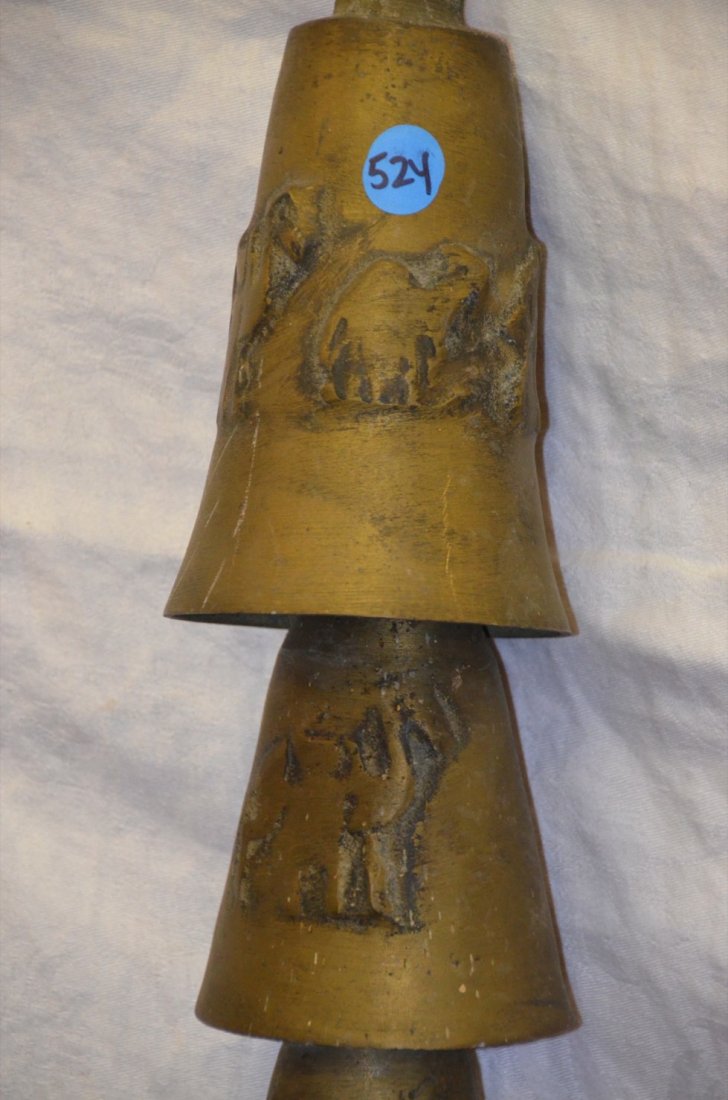 Eighteen Authentic Camel Bells on Chain