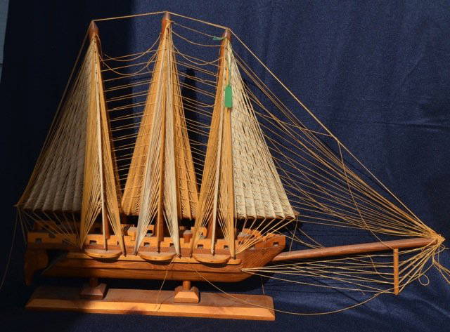 String Art Wooden Sailing Vessel