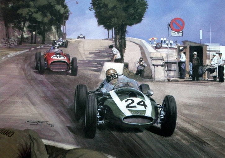 Michael Turner "sir Jack Brabham 1959 Monaco Grand