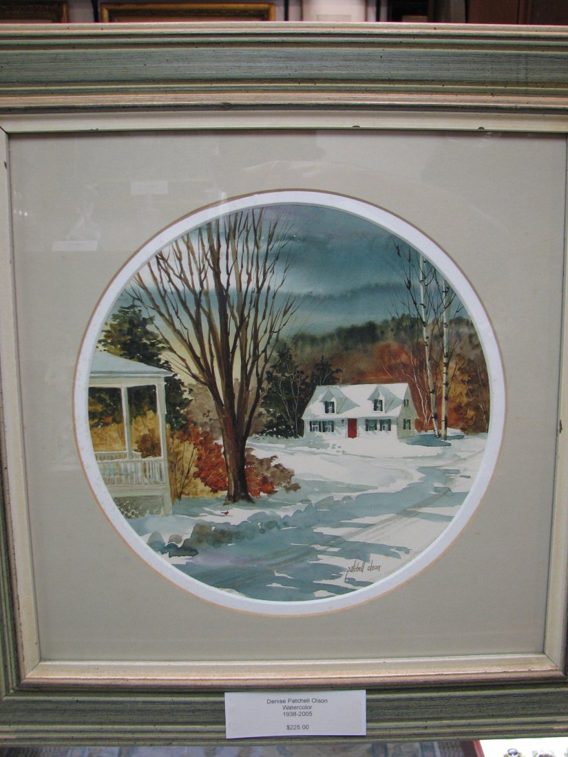 Denise Patchell Olson Artwork Watercolor Framed