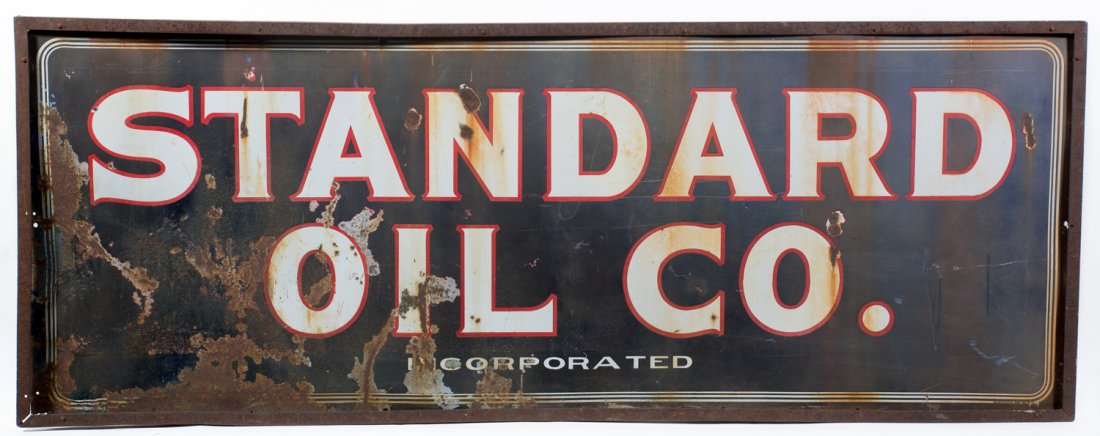 Standard Oil Co Porcelain Sign