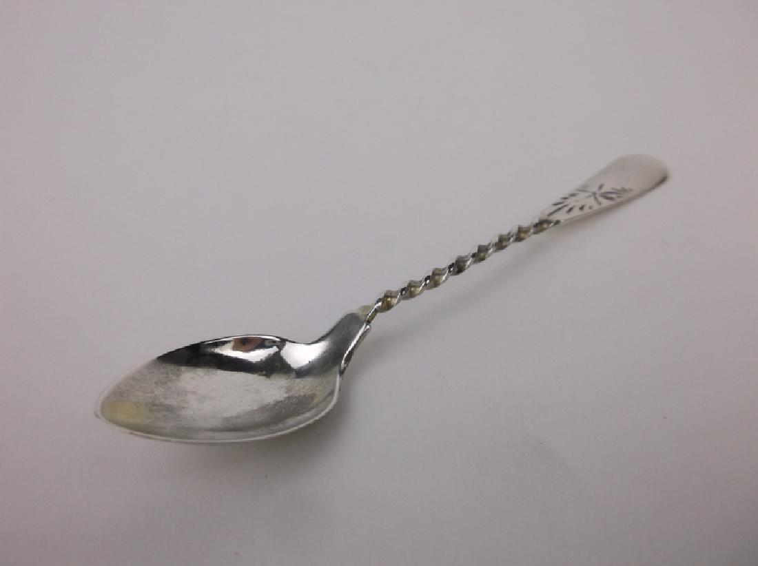 Gorgeous Antique Sterling Silver Sugar Spoon