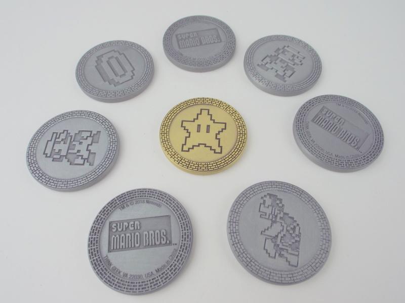 Nintendo Mario Coins With Rare Gold Coin