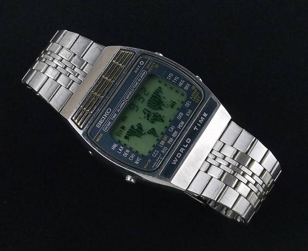 Stunning Rare Vintage Seiko World Time Wristwatch